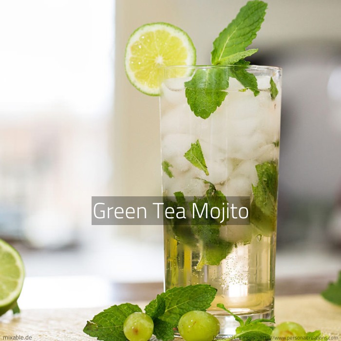 Recipe: Green Tea Mojito, Cocktails & Drinks | mixable.app